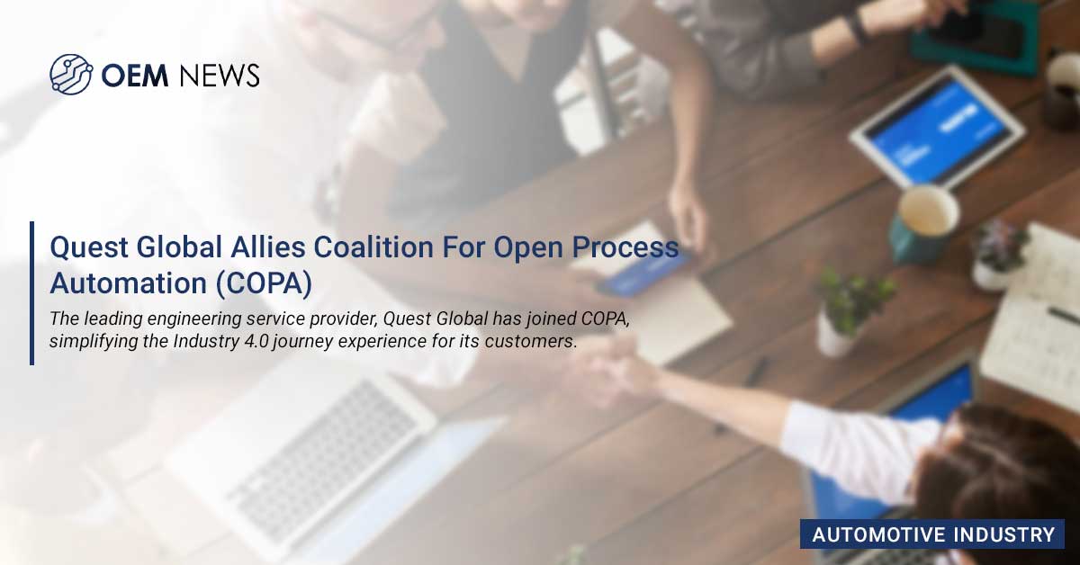 Quest Global Allies Coalition For Open Process Automation (COPA)